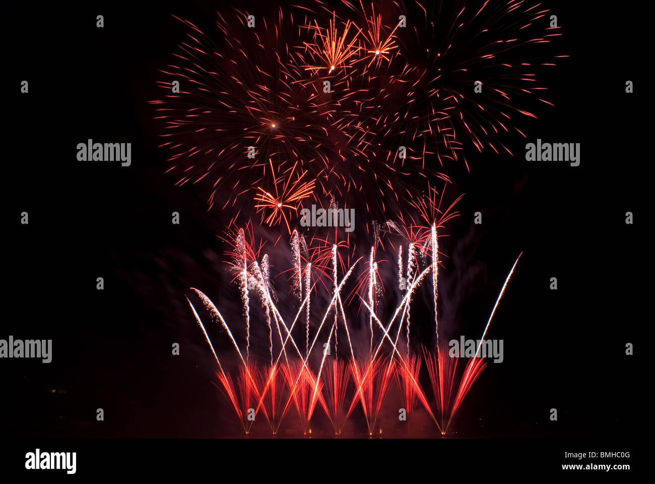 Firework Display, Ignis Brunensis, Czech Republic Stock Photo - Alamy