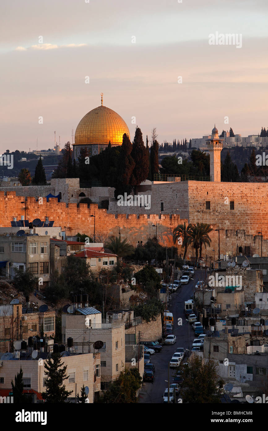 Israel,Jerusalem,Old City Wall,Dome of the Rock Stock Photo - Alamy