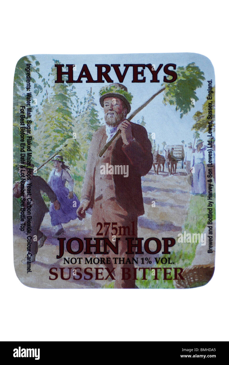 Harveys John Hop Sussex Bitter (low alcohol pale ale) Bottled Beer ...