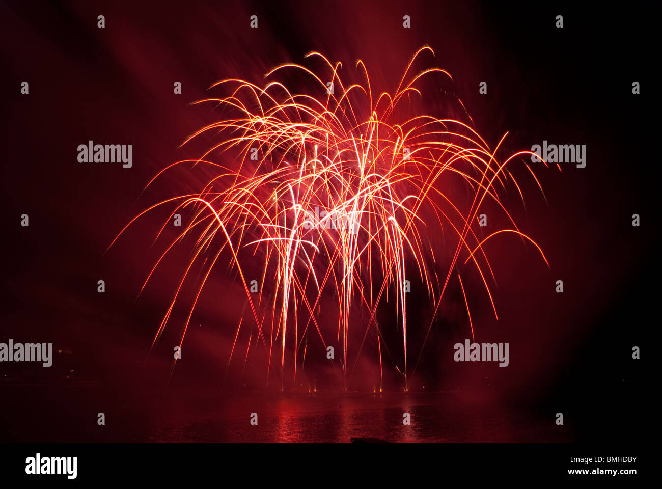 Firework Display, Ignis Brunensis, Czech Republic Stock Photo - Alamy