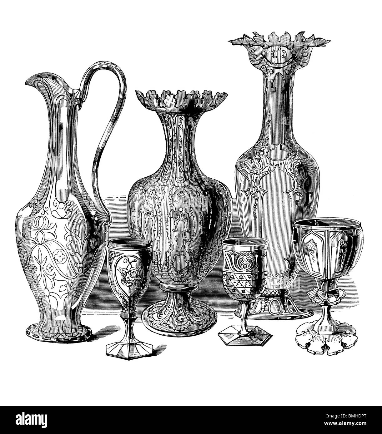 Hand made black pottery Cut Out Stock Images & Pictures - Alamy