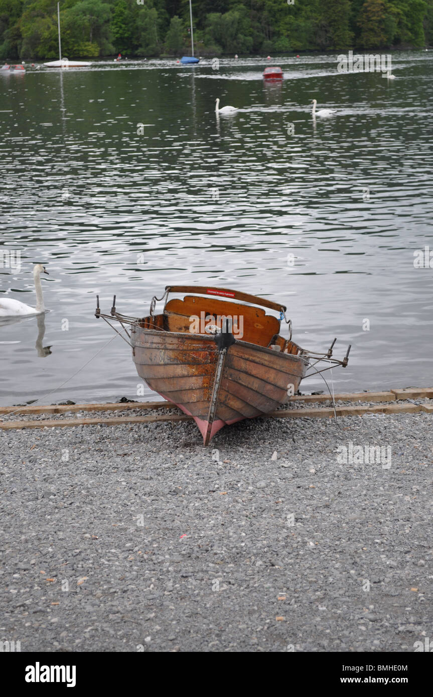 Rowing boat Windermere Lake district Stock Photo - Alamy