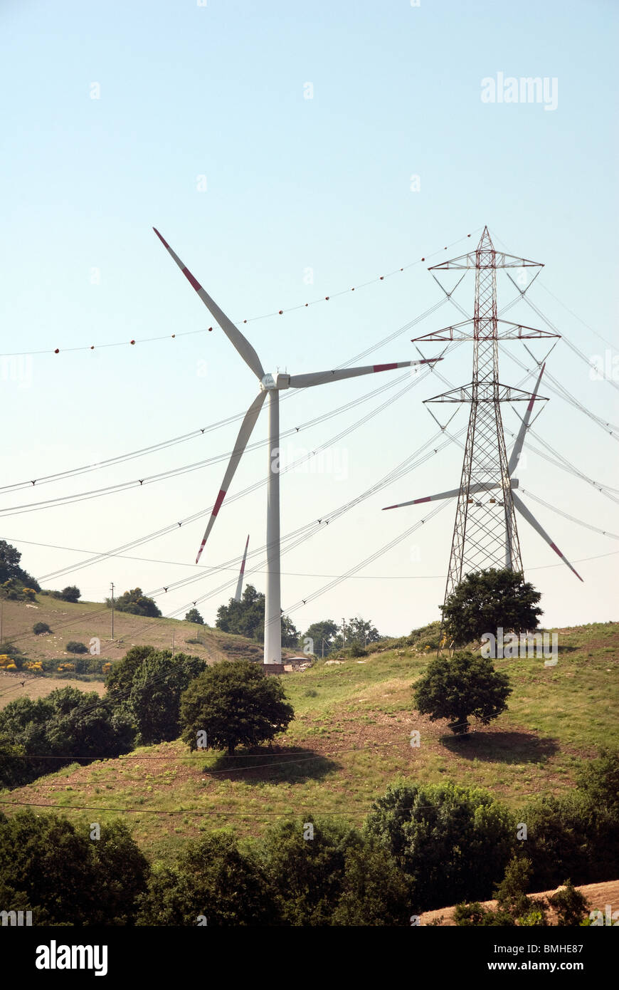 Italian wind farm in the province of Grosseto Stock Photo - Alamy