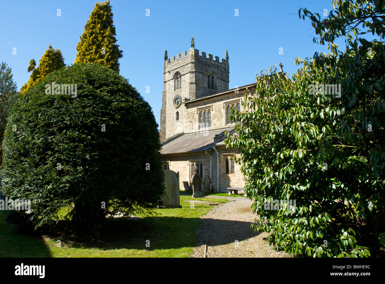 Low Bentham Church, Lancashire, England UK Stock Photo - Alamy