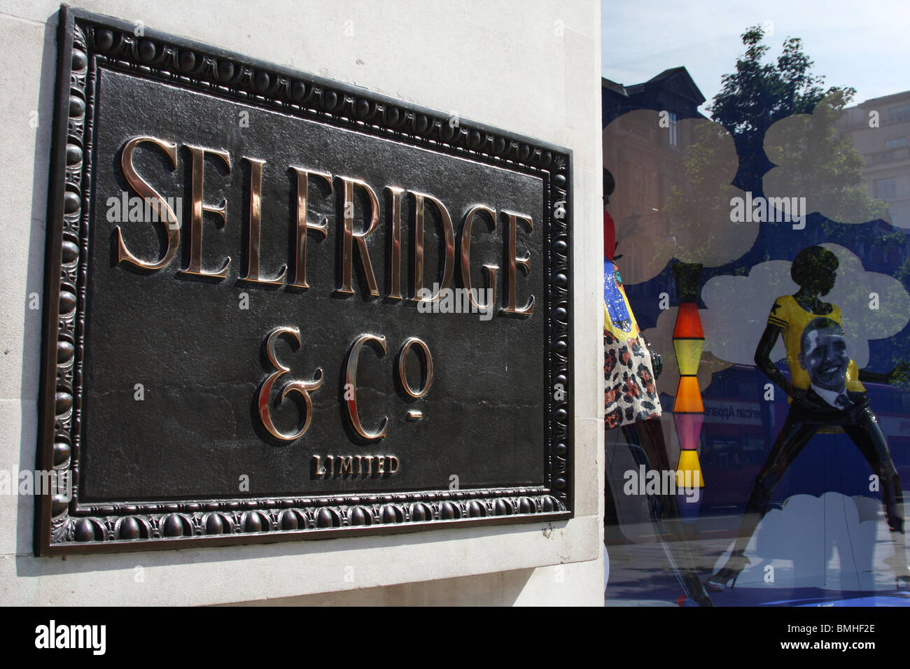 The Selfridge's department store on Oxford Street, London, England, U.K ...