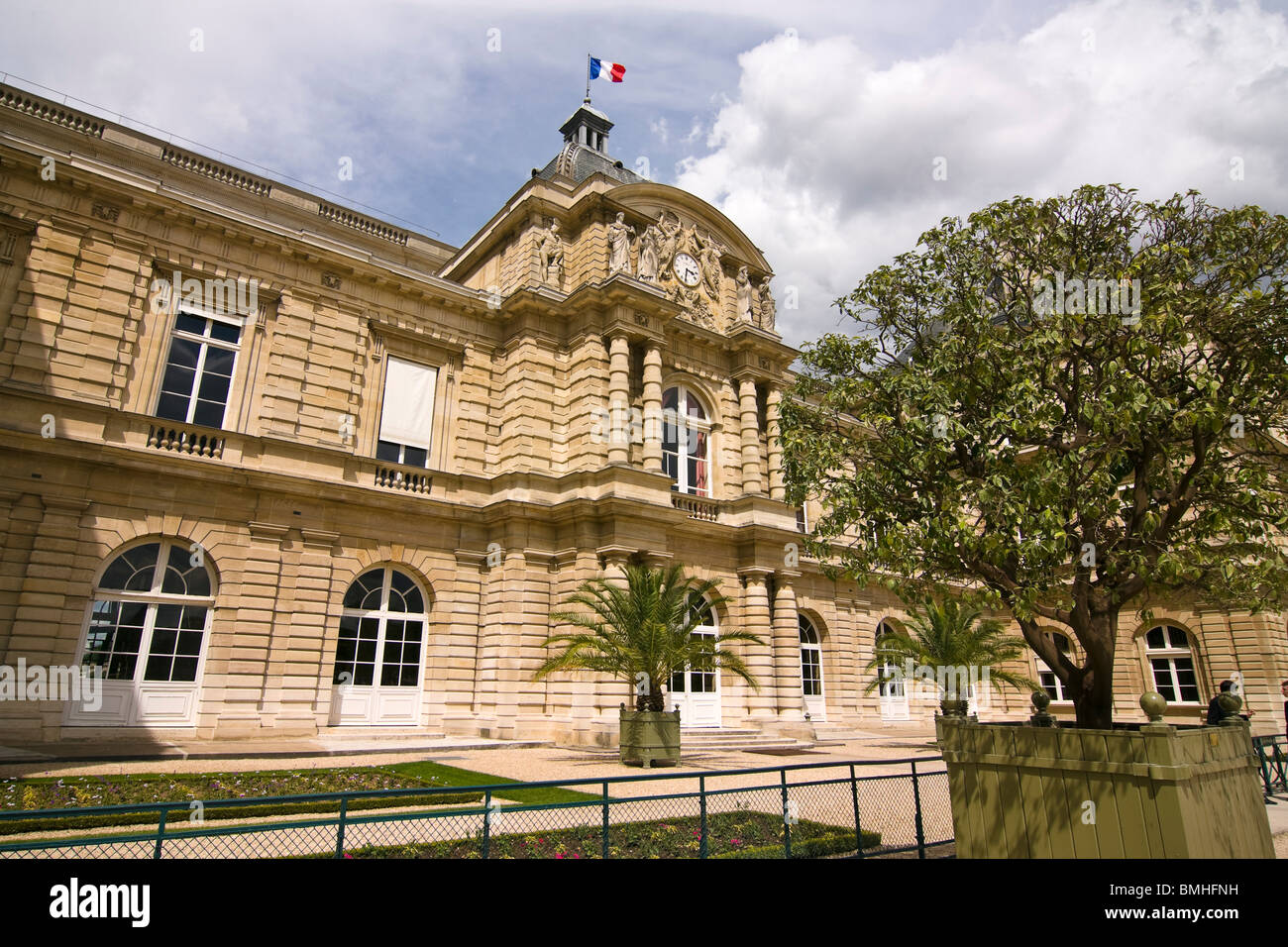 The Luxembourg Palace, home to the French Senate, Paris, France Stock ...