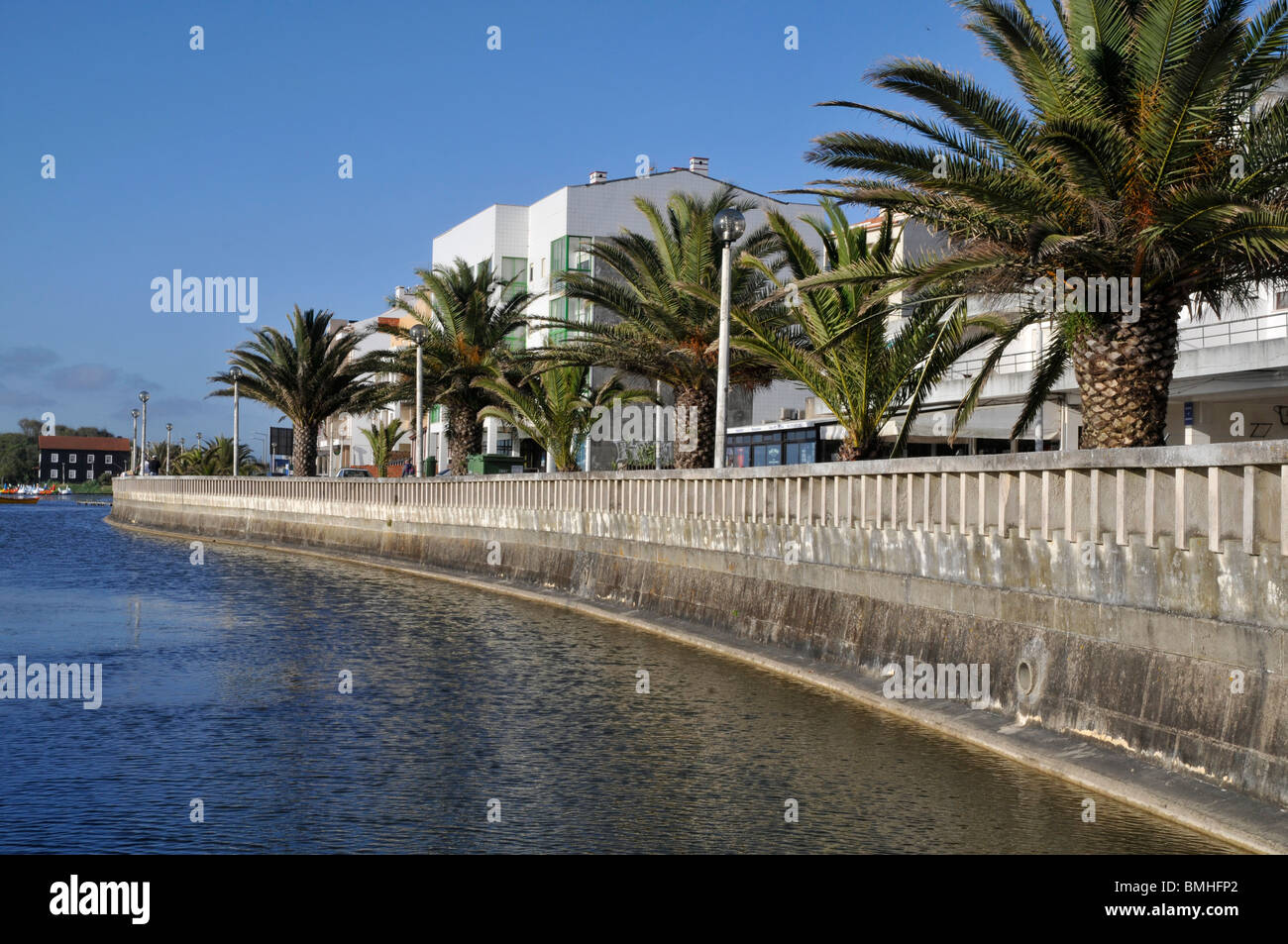 Marginal road in Praia de Mira, Portugal Stock Photo - Alamy
