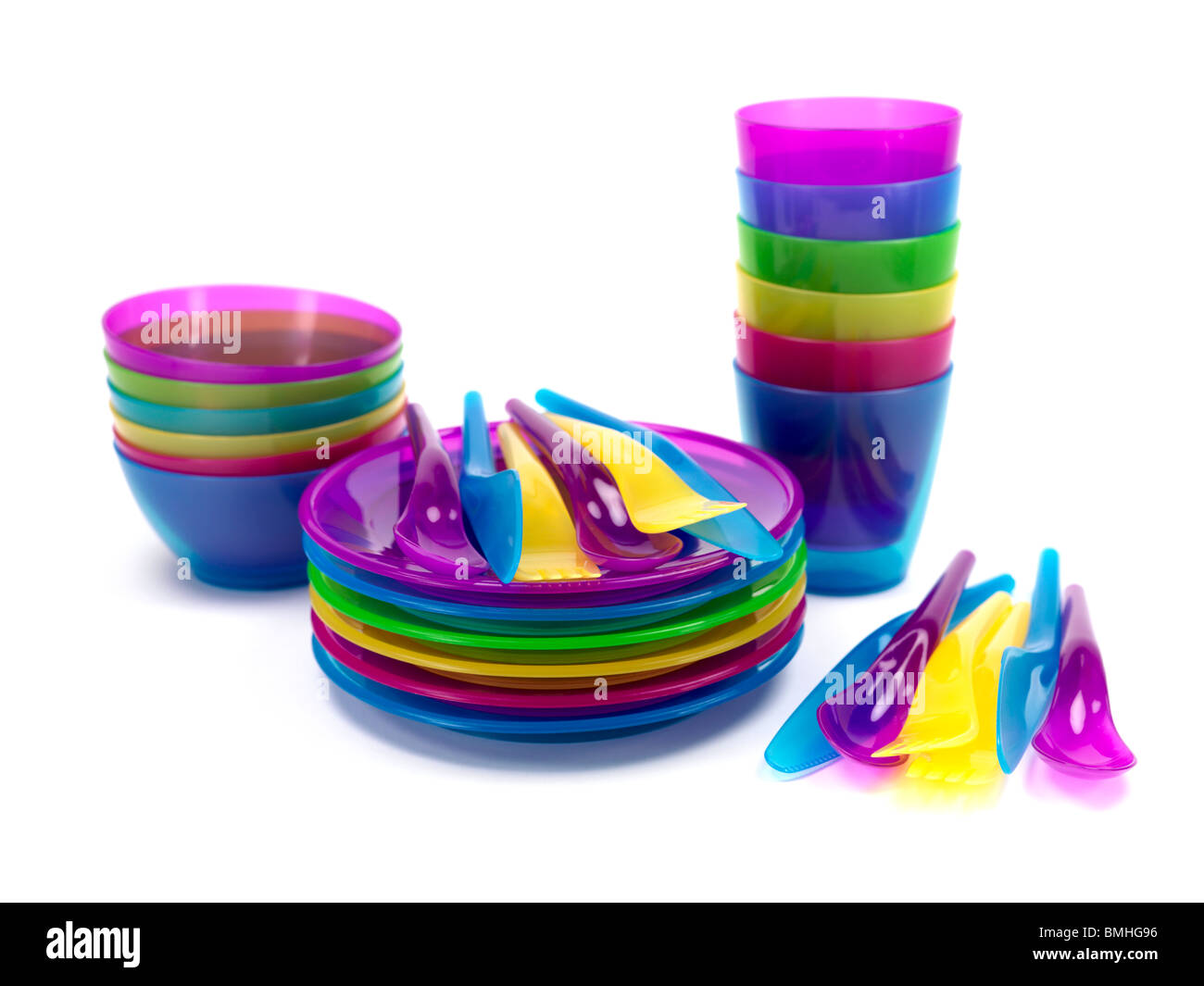 Kitchen utensils colourful Cut Out Stock Images & Pictures - Alamy