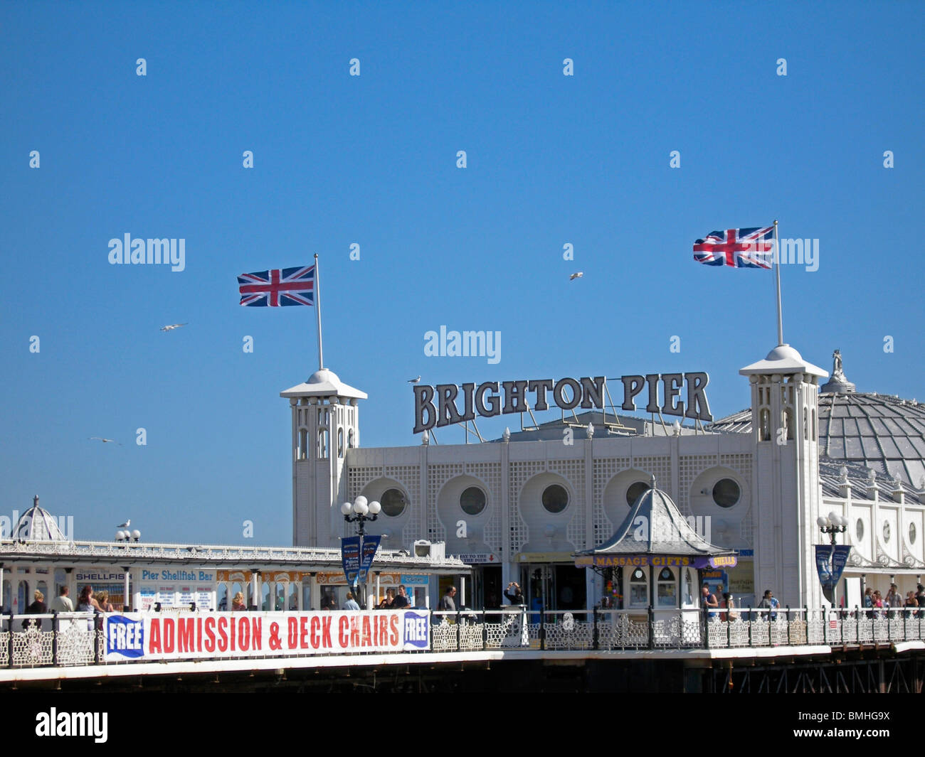 Brighton Pier, Brighton, East Sussex, England, UK, Great Britain Stock ...