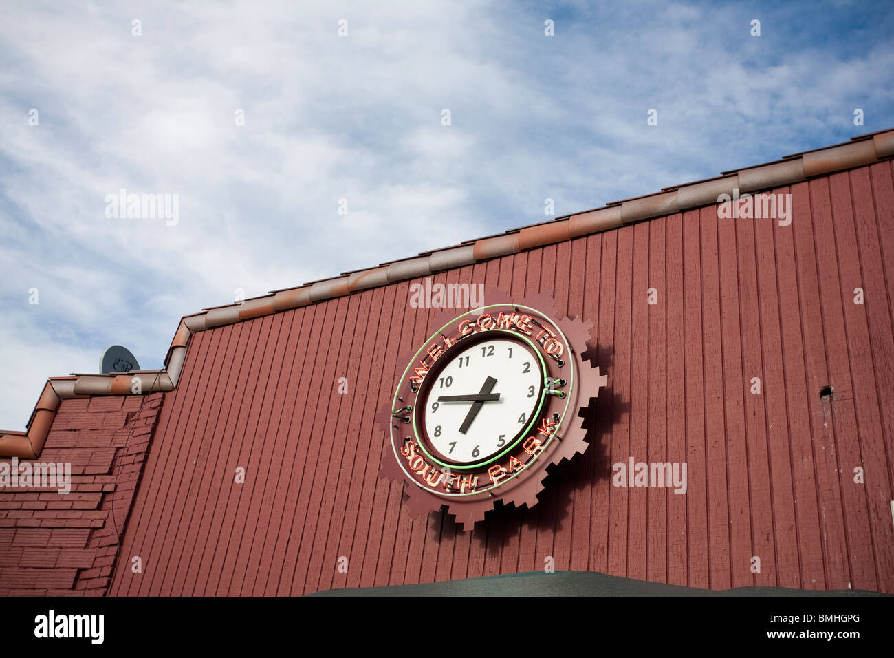 Main Business district, South Park - Seattle, Washington Stock Photo ...