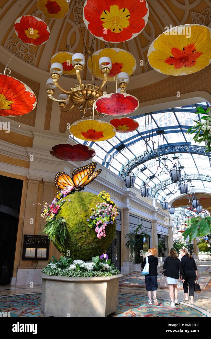 Bellagio Hotel interior, Las Vegas, Nevada, USA Stock Photo - Alamy