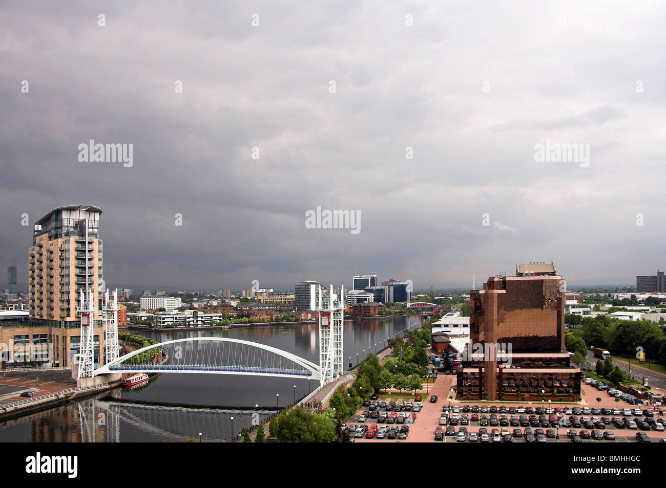 Manchester docks aerial hi-res stock photography and images - Alamy
