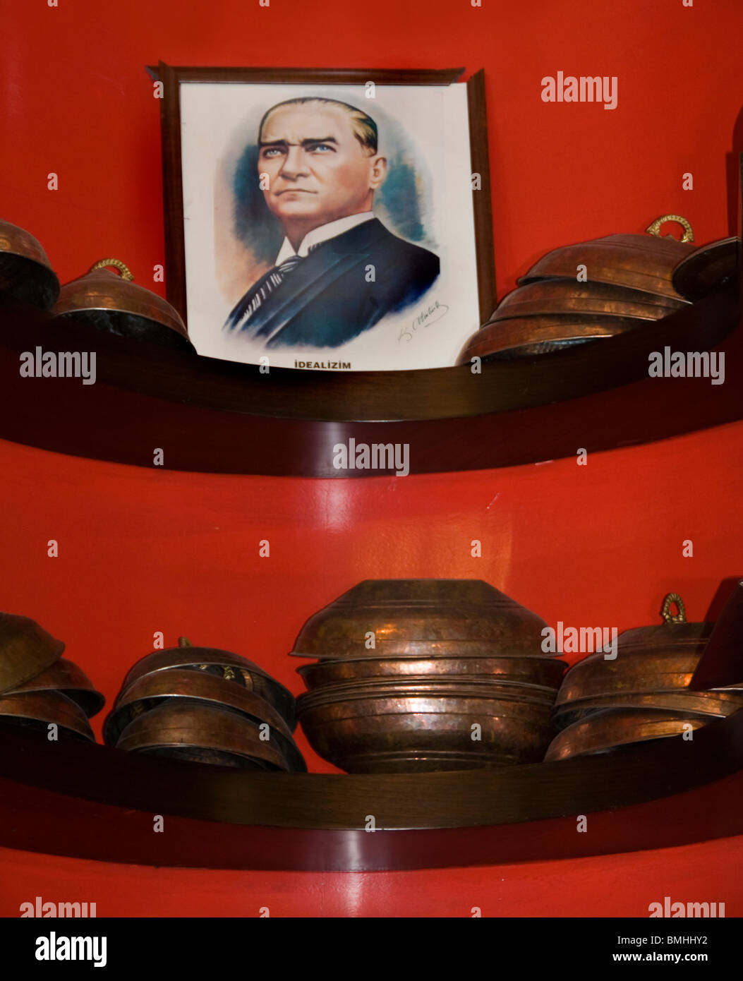 Mustafa Kemal Ataturk Turkey President Portrait Stock Photo - Alamy