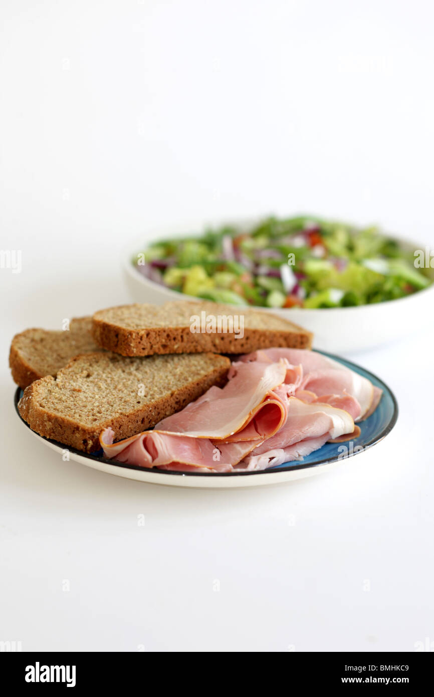 Cooked Cold Ham Stock Photo - Alamy