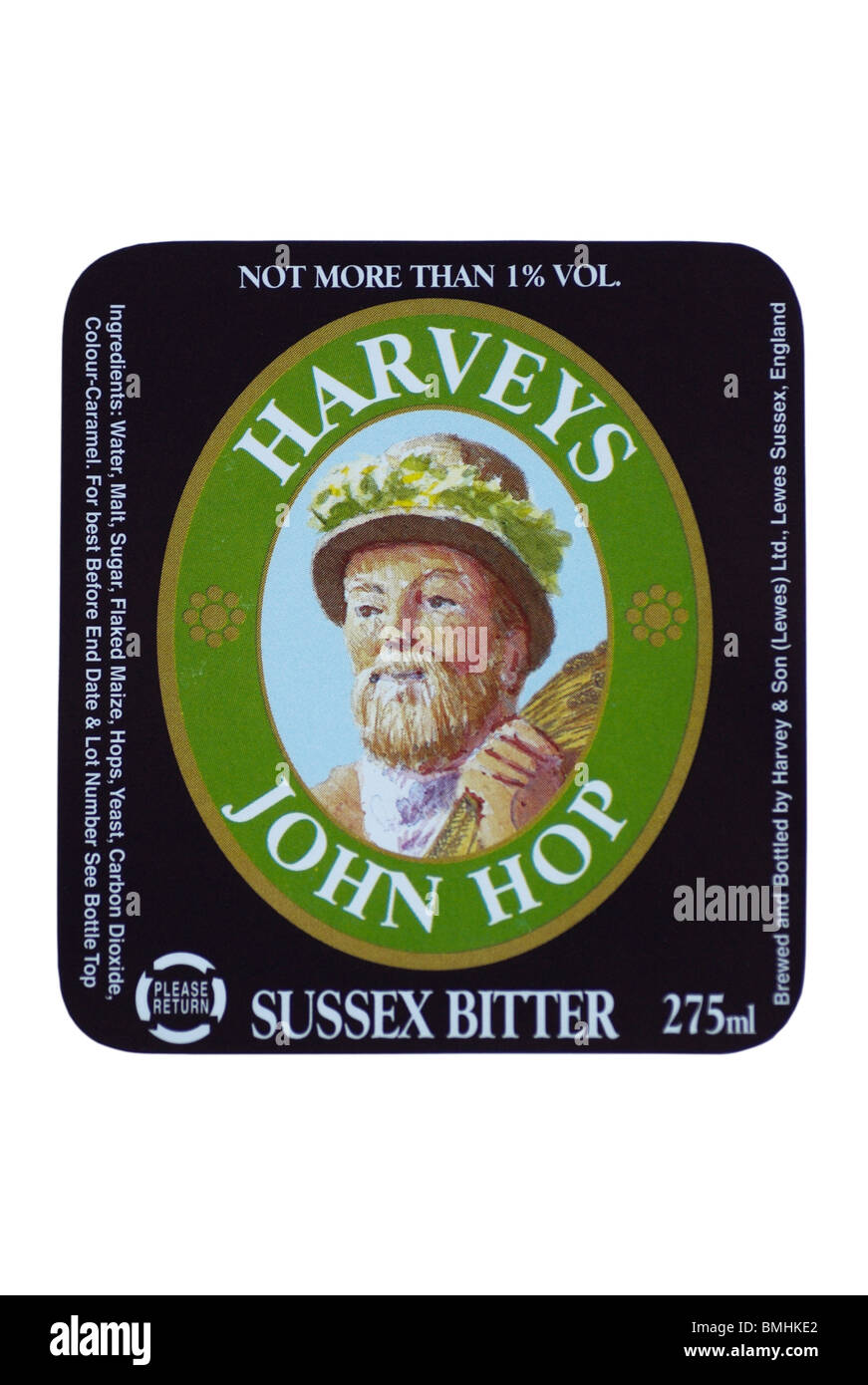 Harveys John Hop Sussex Bitter (low alcohol pale ale) Bottled Beer ...