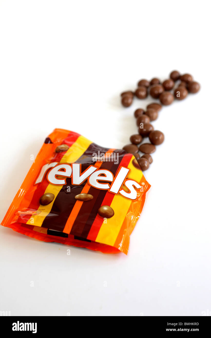 Bag of Revels Chocolates Stock Photo - Alamy