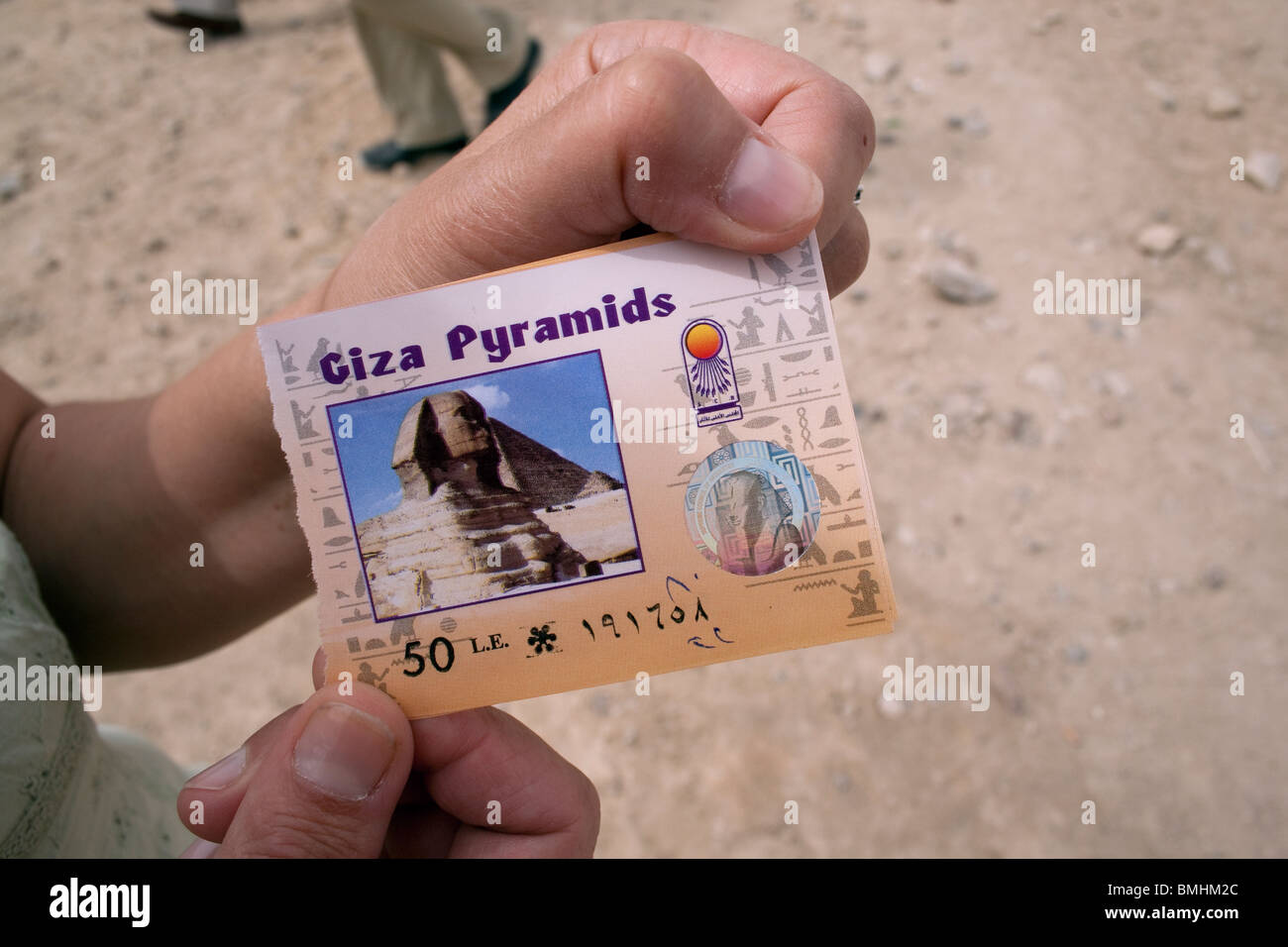 Giza pyramids ticket hi-res stock photography and images - Alamy