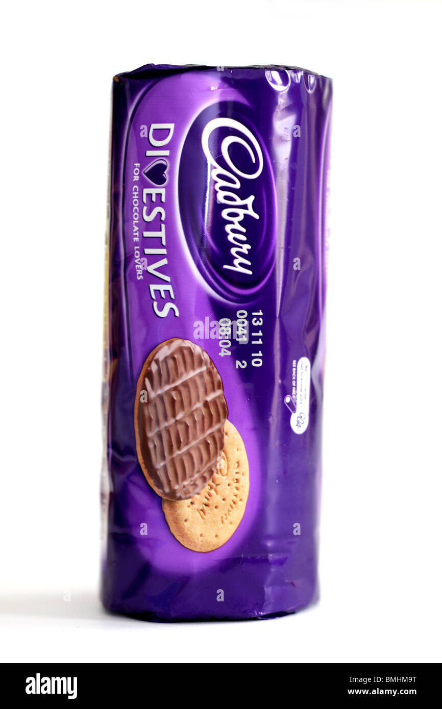 Cadbury Chocolate Digestive Biscuits Stock Photo - Alamy