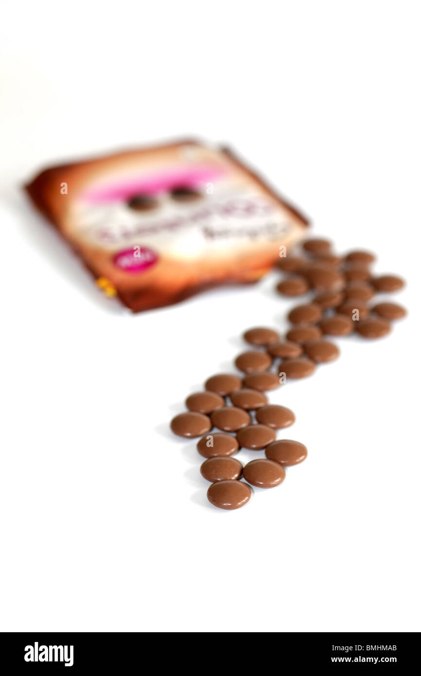 Galaxy Chocolate Counters Stock Photo - Alamy