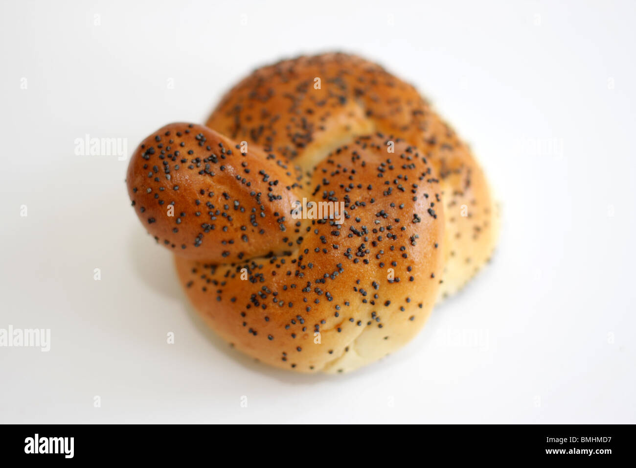 Poppy Knot Bread Roll Stock Photo - Alamy