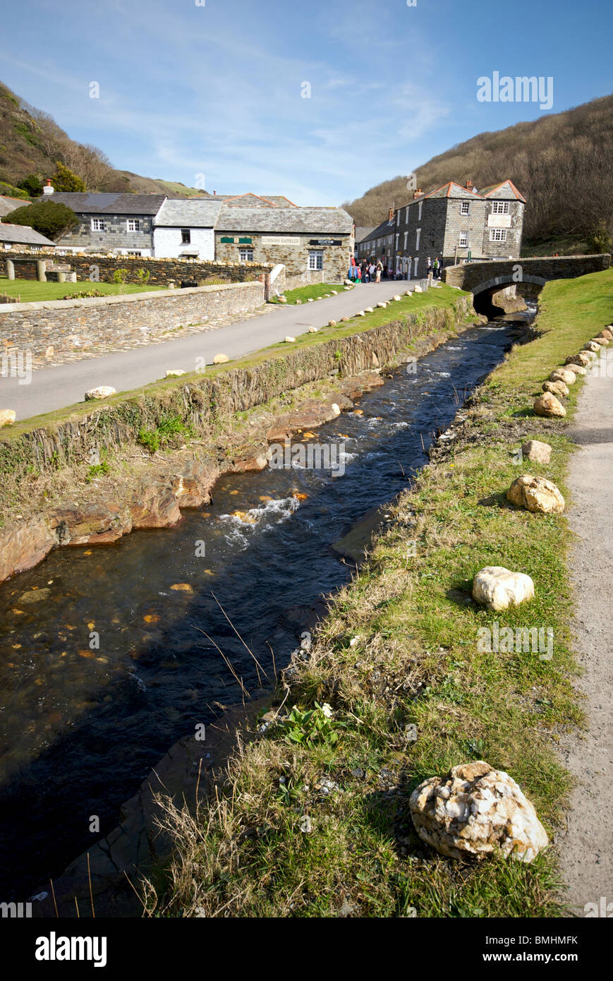 Boscastle Cornwall UK National Trust Stock Photo - Alamy