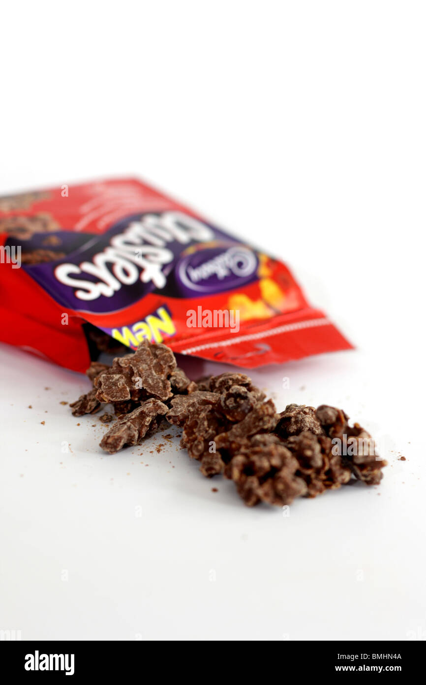 Bag cadburys cadburys chocolate clusters food milk hi-res stock ...