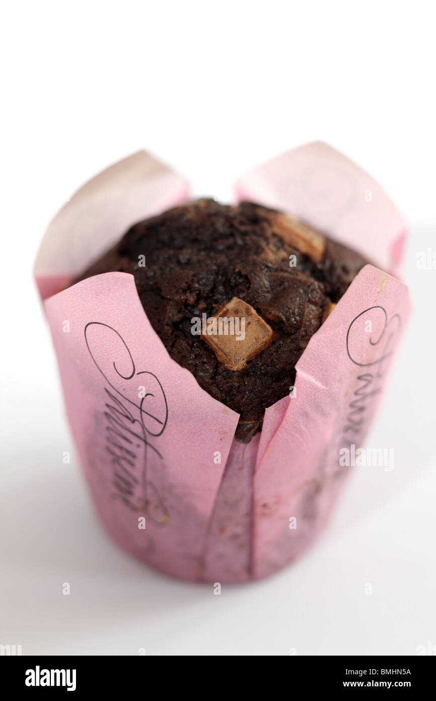 Chocolate Muffin Cake Stock Photo - Alamy