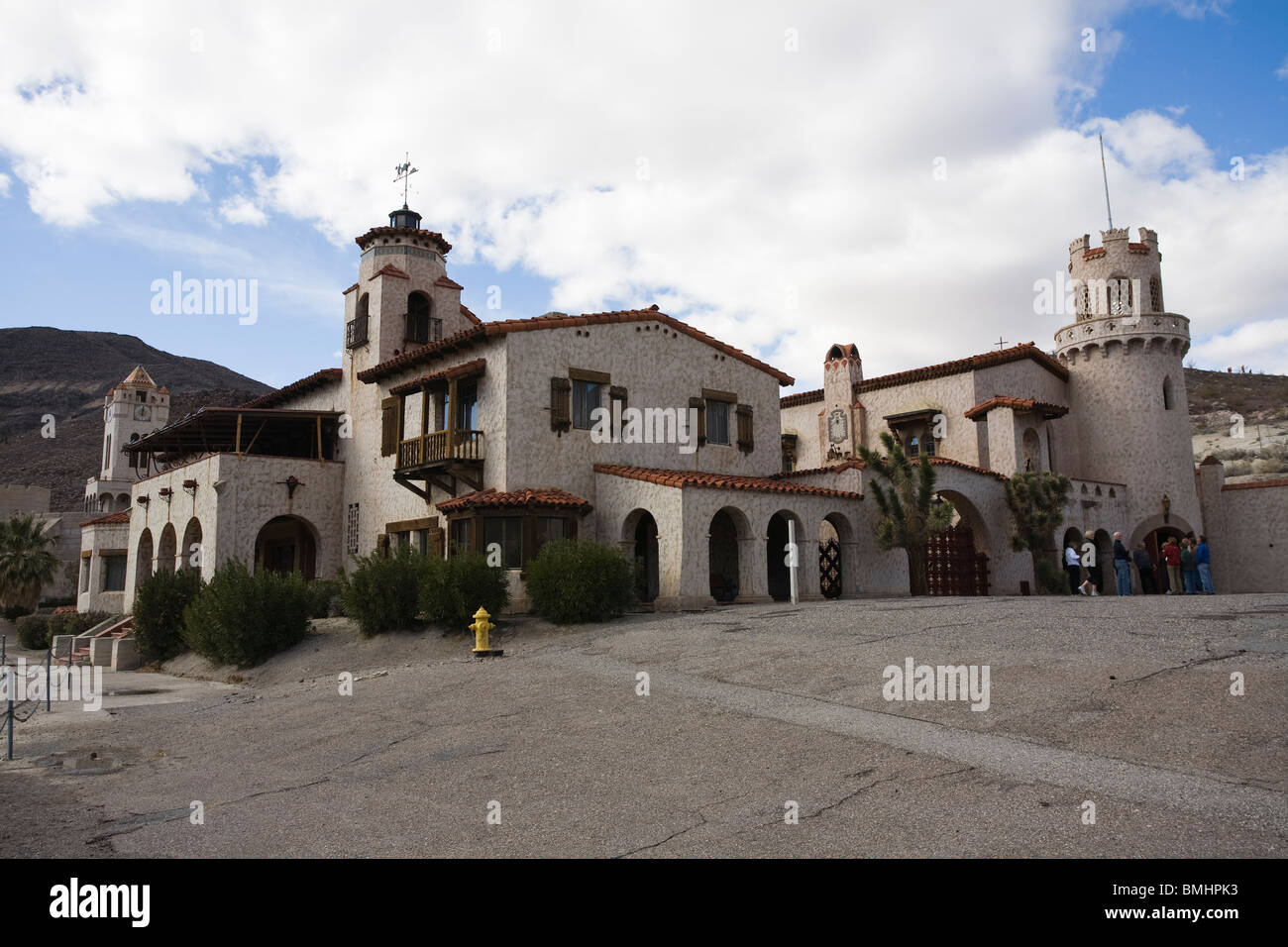 Scotty's Castle at Death Valley National Park, California Stock Photo ...
