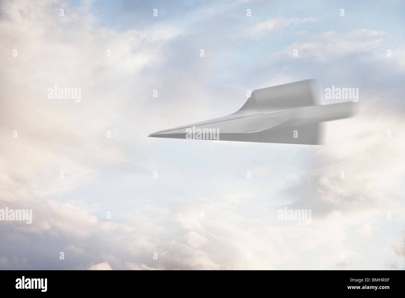 Blue paper airplanes flying hi-res stock photography and images - Alamy