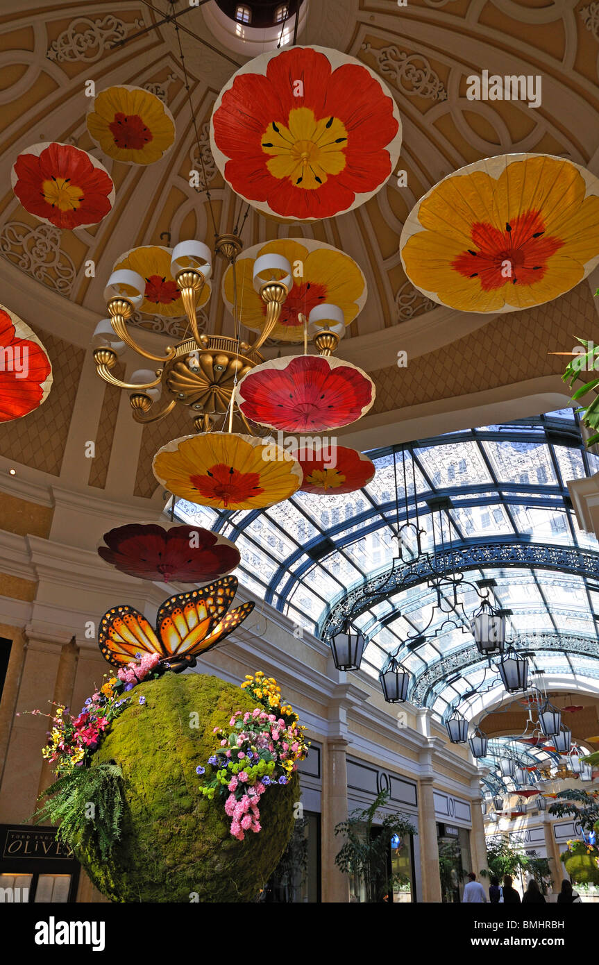 Bellagio Hotel interior, Las Vegas, Nevada, USA Stock Photo - Alamy