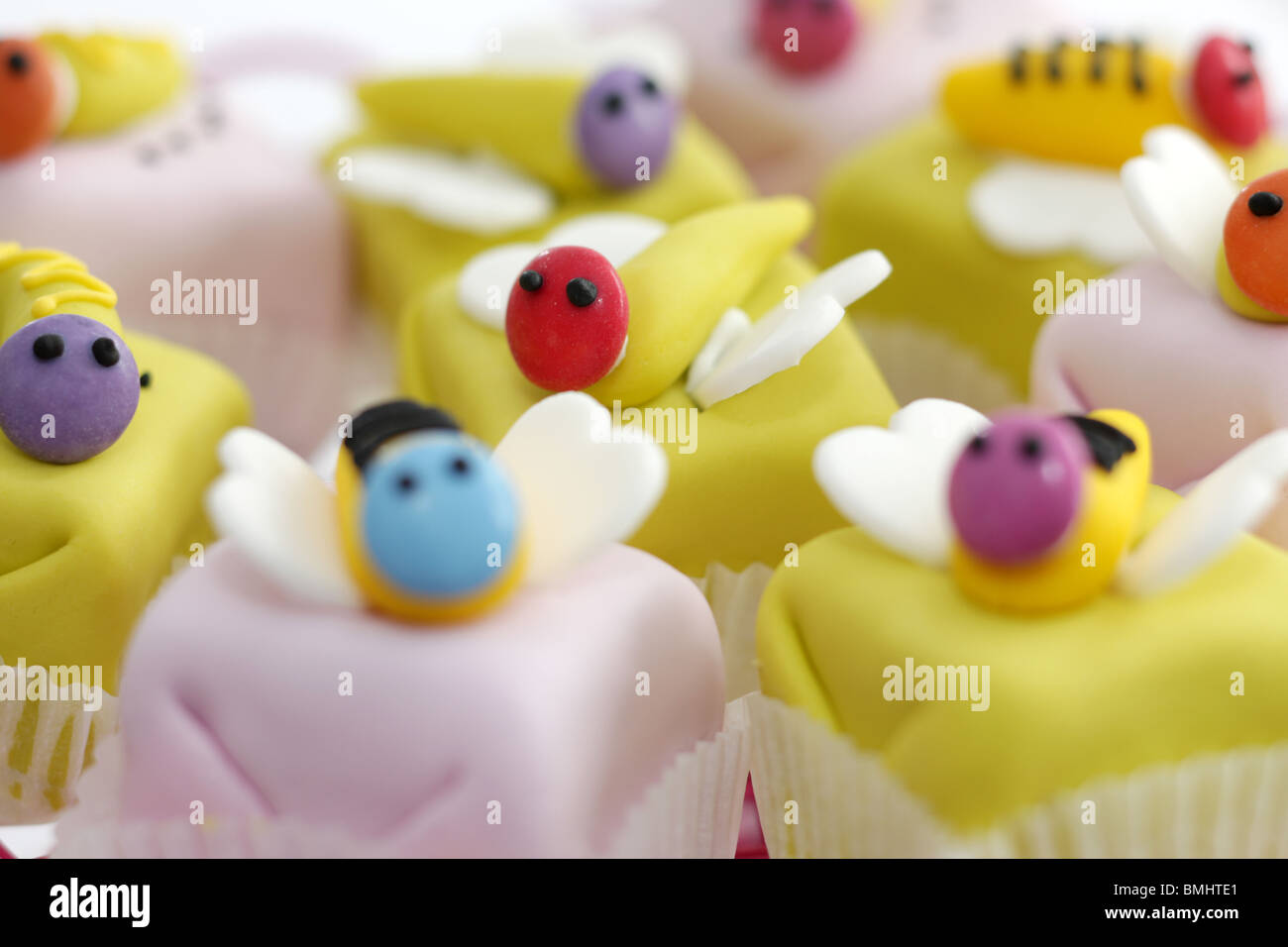 Mini Bug Cup Cakes Stock Photo - Alamy