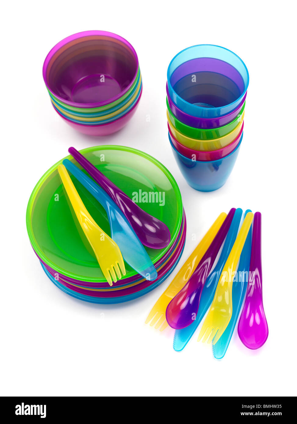 Kitchen utensils colourful Cut Out Stock Images & Pictures - Alamy