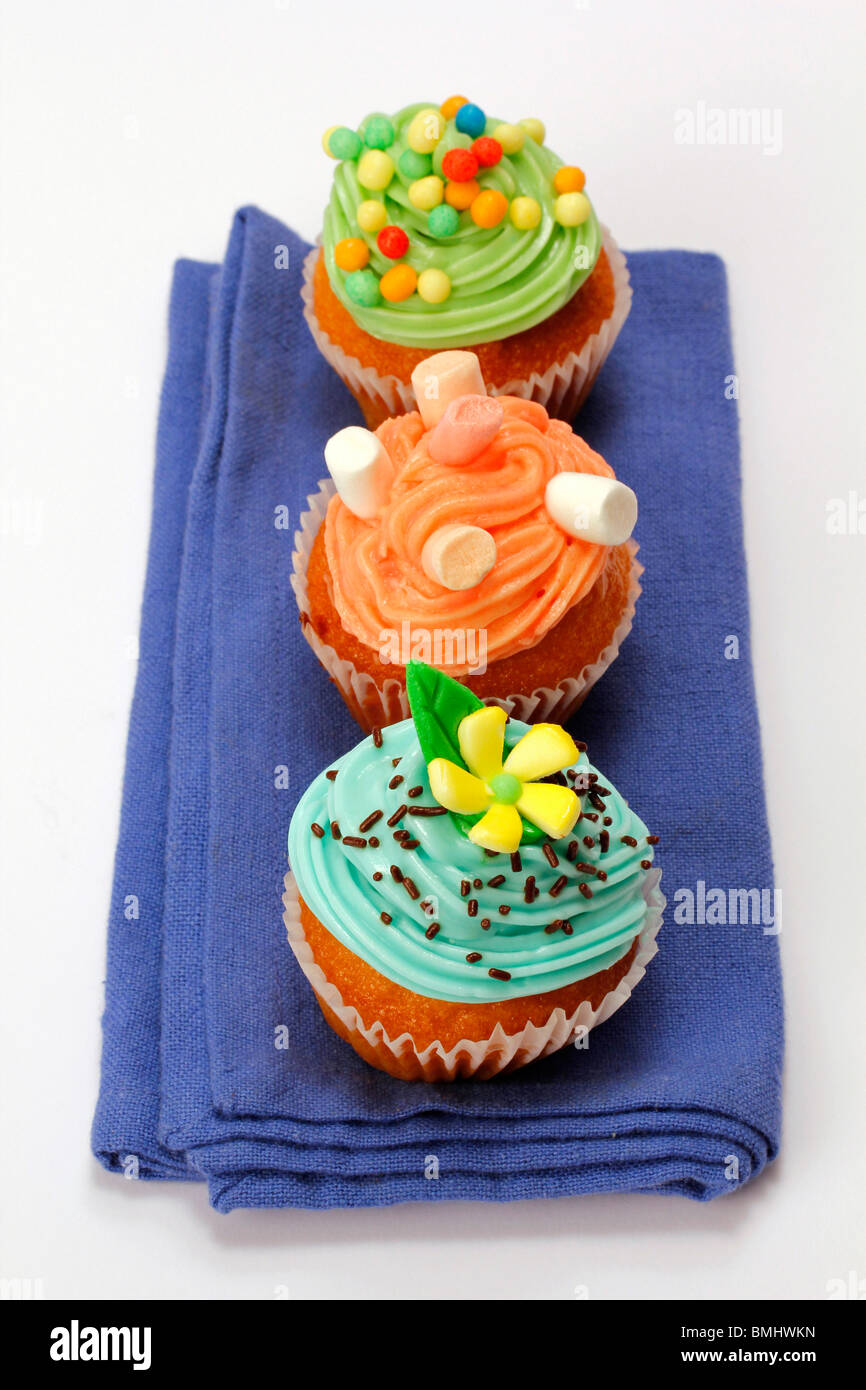Assorted cupcakes Recipe available Stock Photo - Alamy