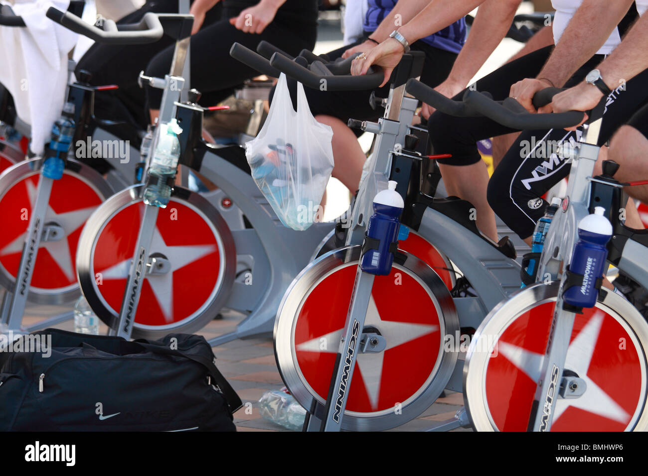 Training on the spinning wheel Stock Photo - Alamy