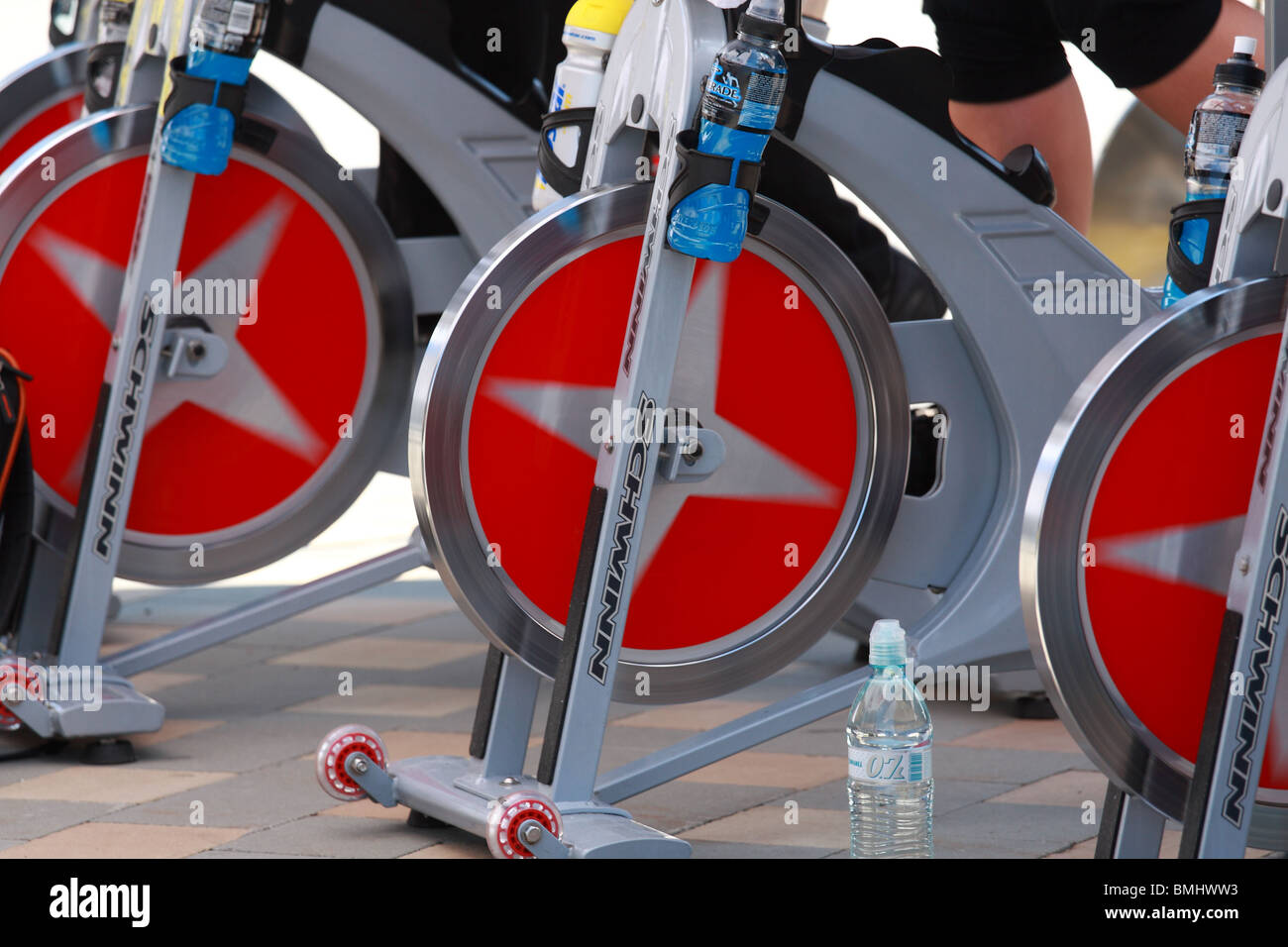 Training on the spinning wheel Stock Photo - Alamy