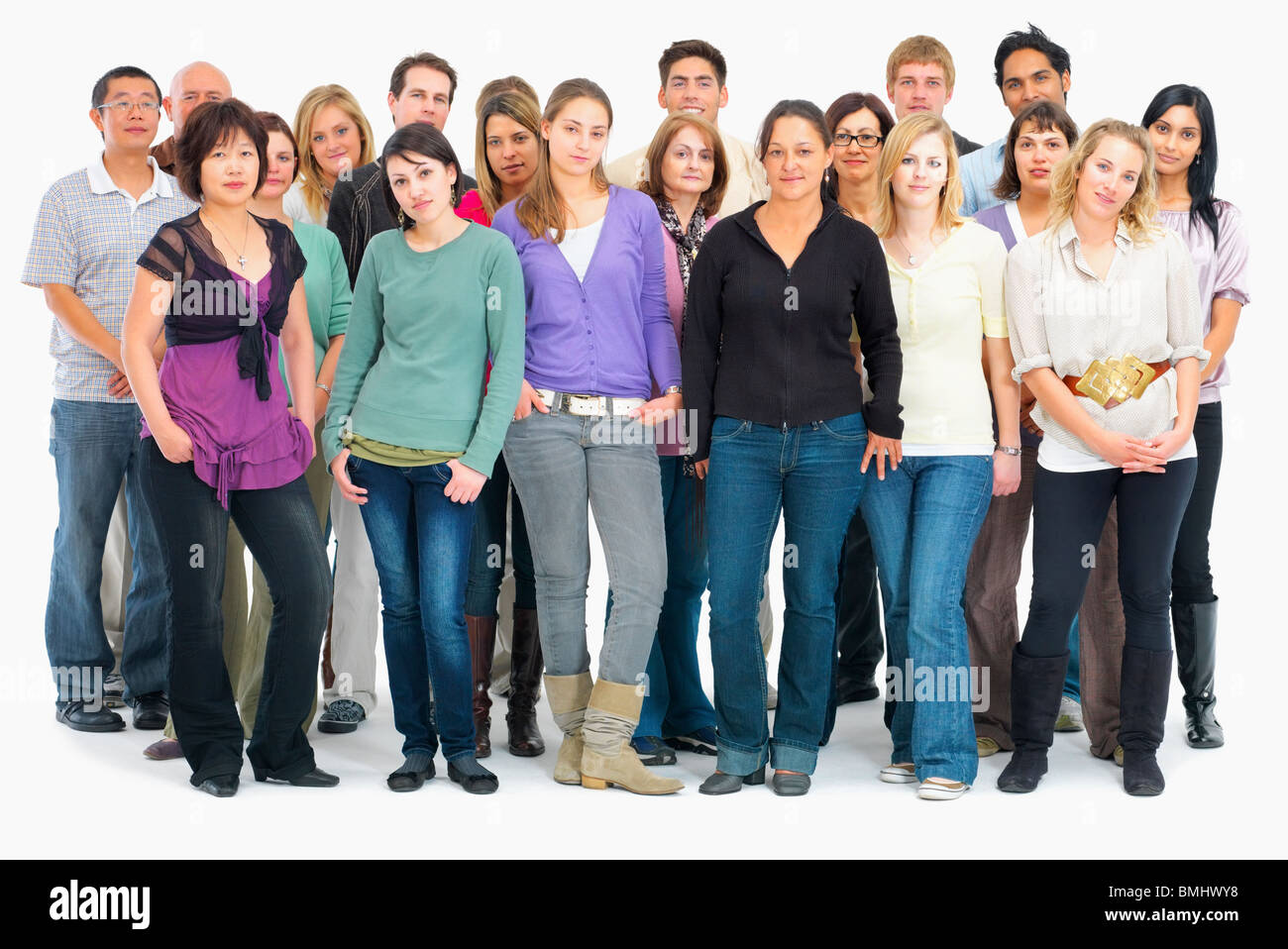 Diverse youth people Cut Out Stock Images & Pictures - Alamy