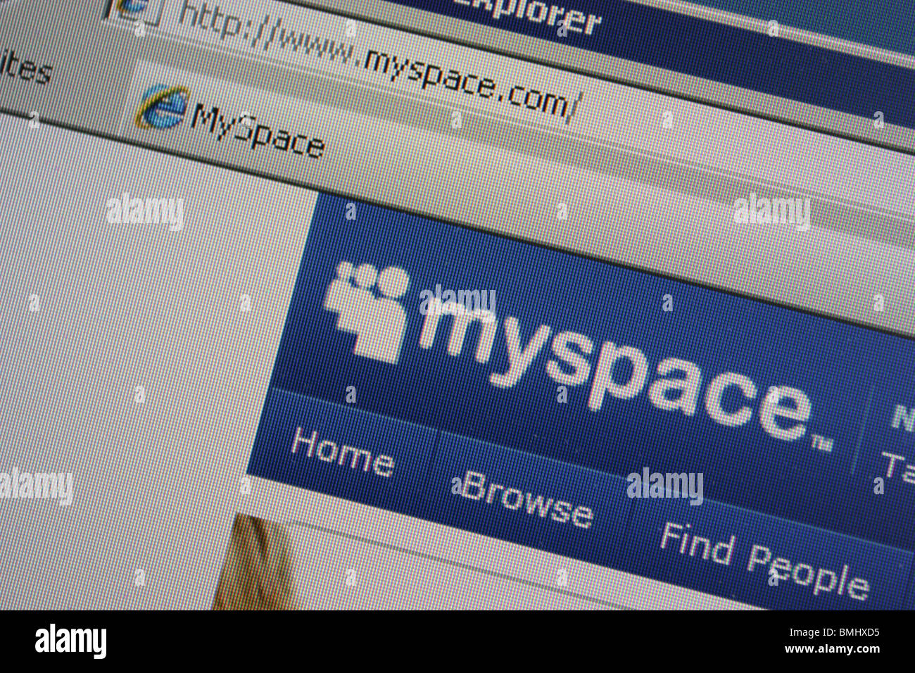 Myspace hi-res stock photography and images - Alamy