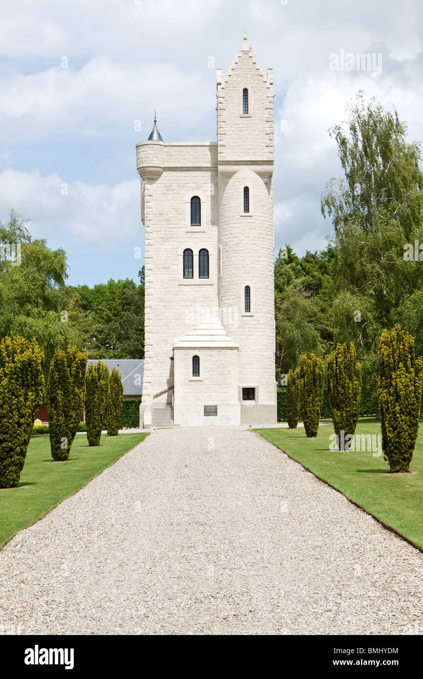 The Ulster Tower Memorial at Thiepval France Stock Photo - Alamy