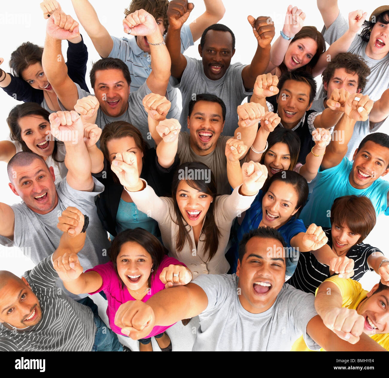 Head and shoulders above crowd hi-res stock photography and images - Alamy