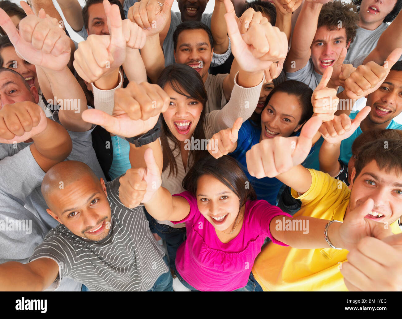 Excited african teen girl hands hi-res stock photography and images - Alamy