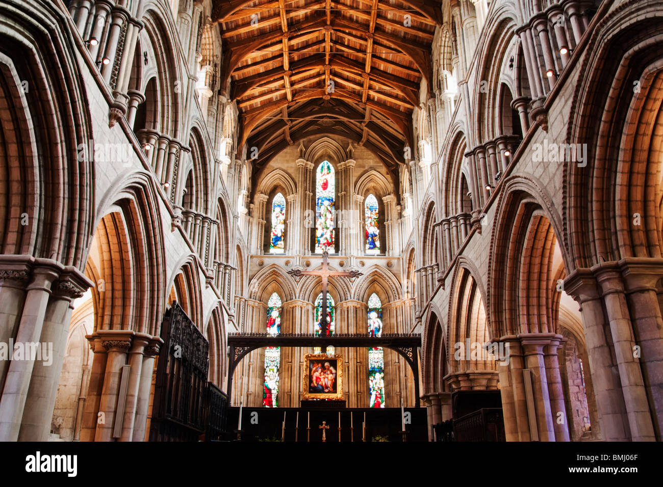 Hexham Abbey, Hexham, Northumberland, England, UK Stock Photo - Alamy
