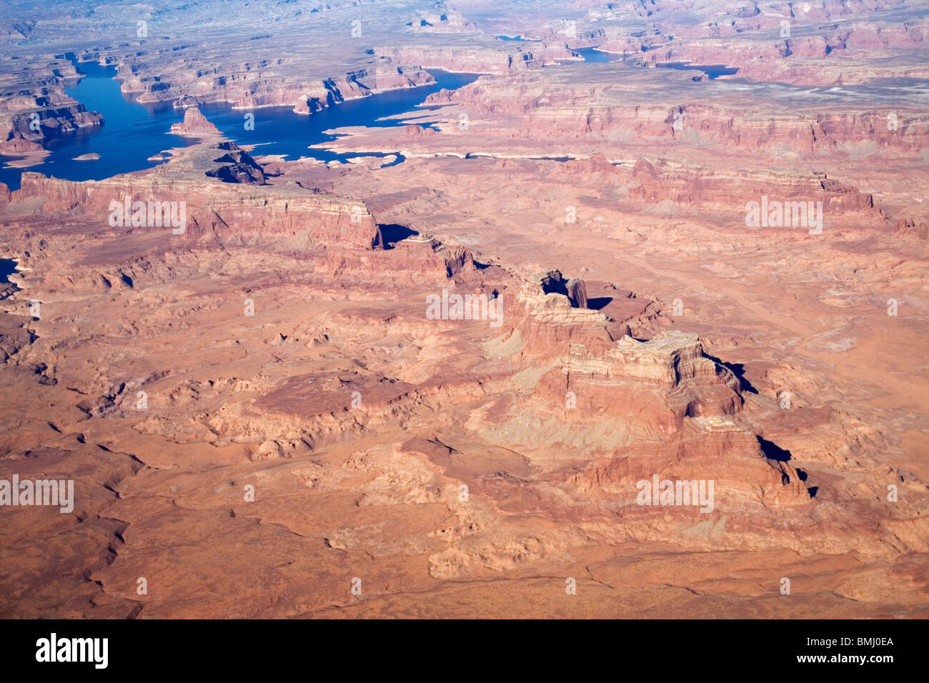 High angle view of Arizona desert Stock Photo - Alamy