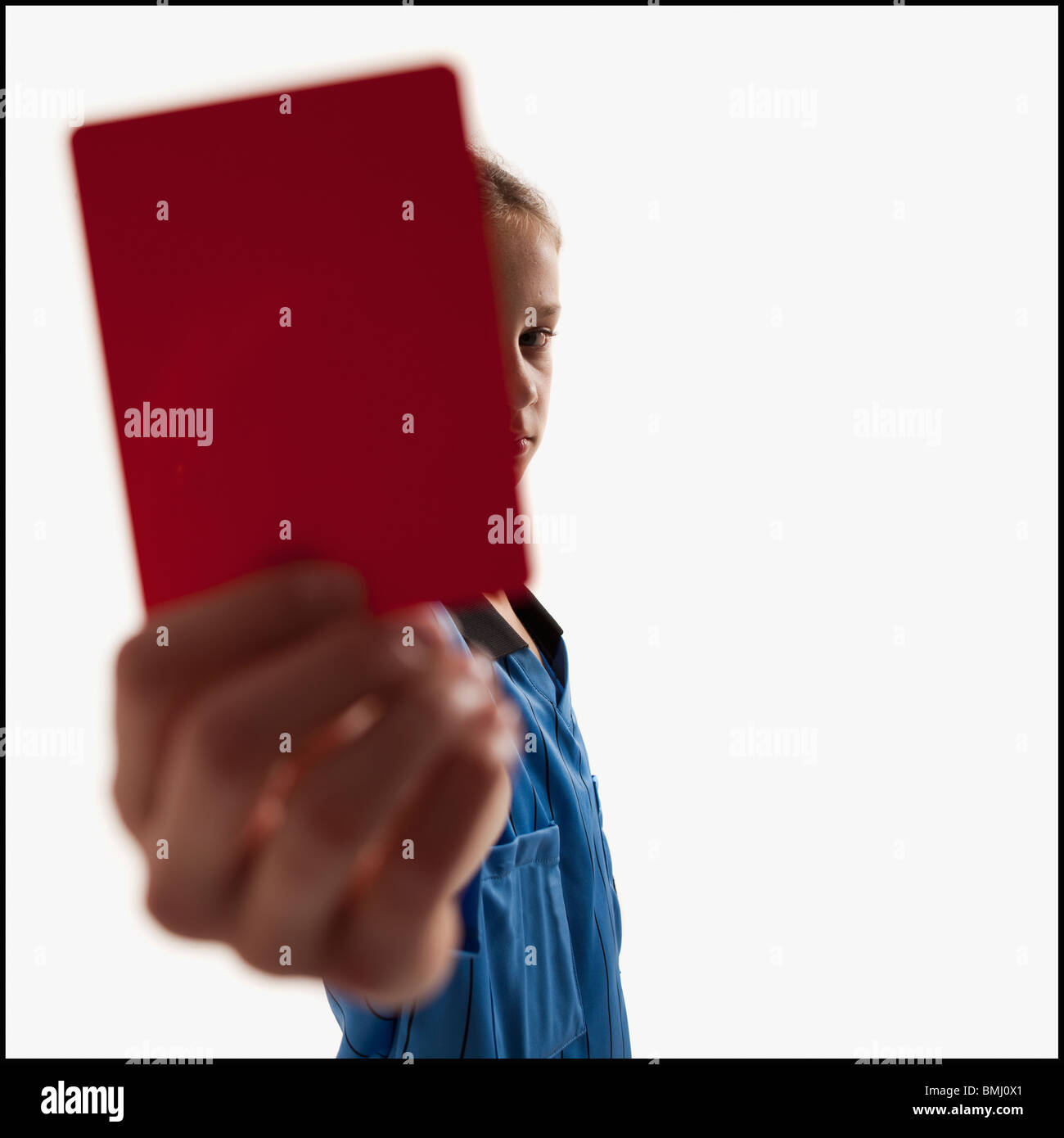 Red card hi-res stock photography and images - Alamy