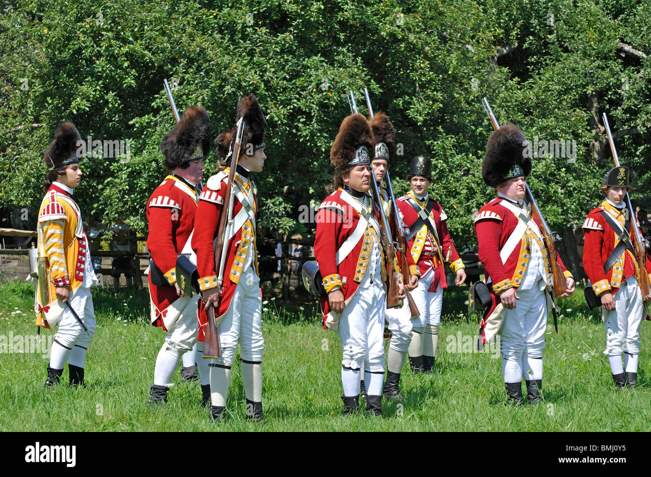 British Redcoats - costumed American Revolutionary War (1770's) era re ...