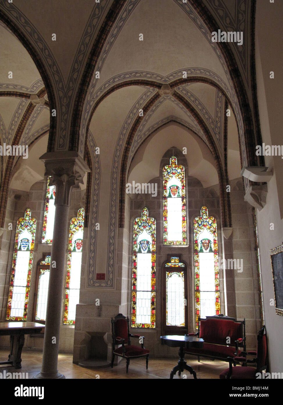 Episcopal Palace by architect Antoni Gaudi in Astorga. Leon province ...
