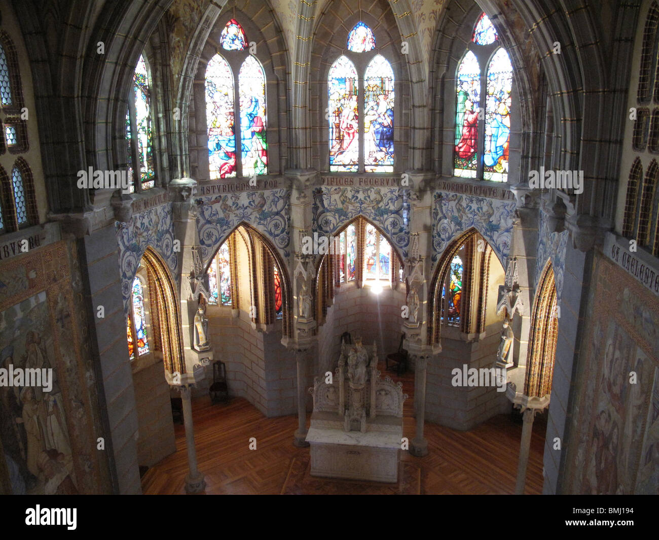 Episcopal Palace by architect Antoni Gaudi in Astorga. Leon province ...