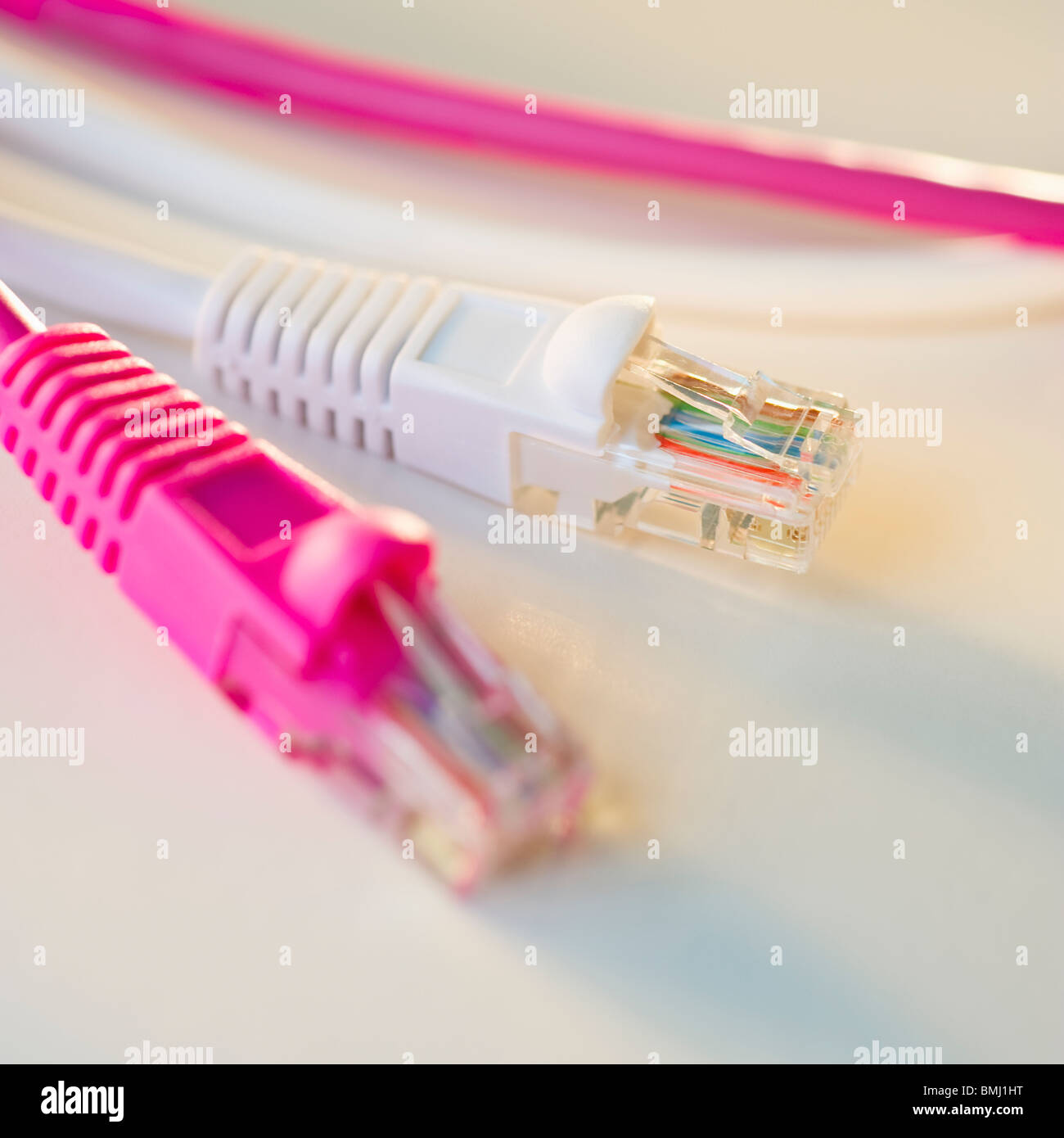 Shot network cables connected hi-res stock photography and images - Alamy