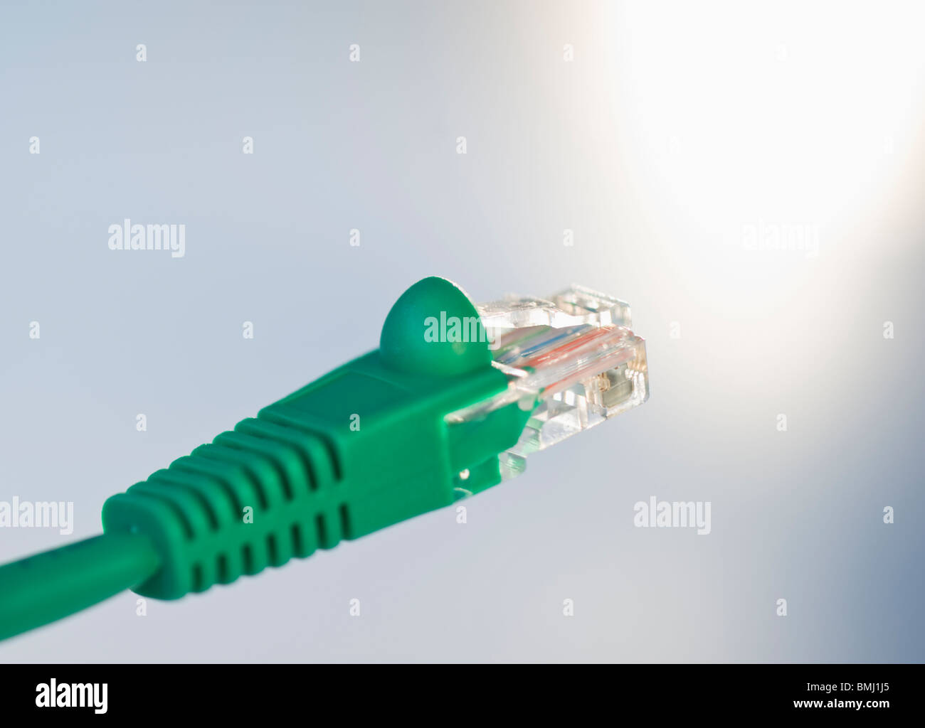 Green cable connector hi-res stock photography and images - Alamy