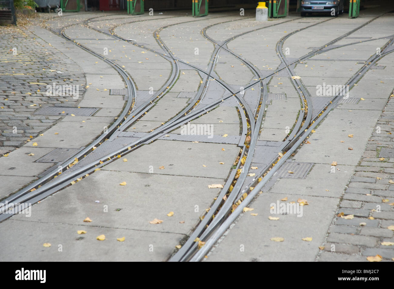 Tramway tracks hi-res stock photography and images - Alamy