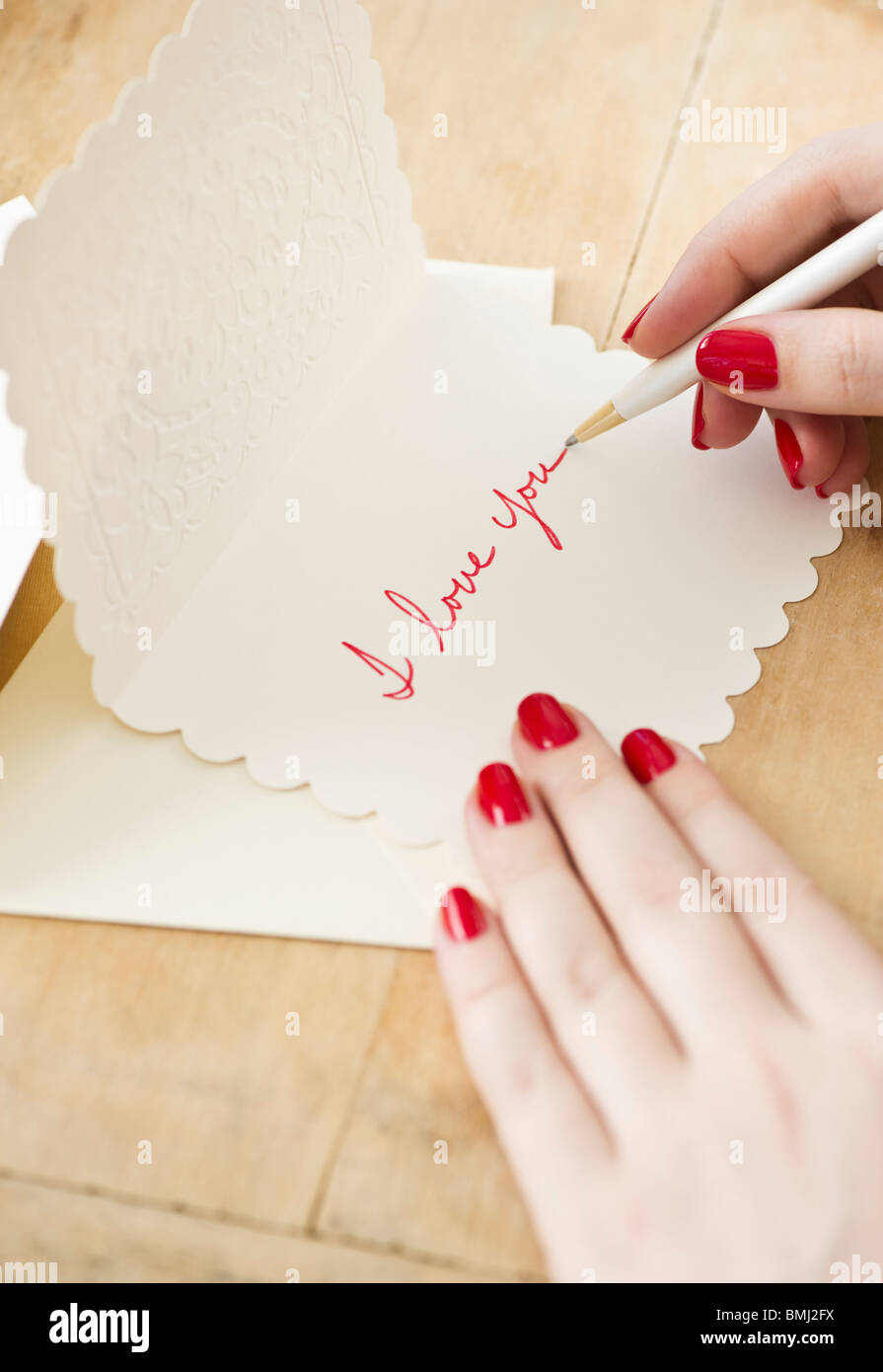 Handwritten love letter hi-res stock photography and images - Alamy